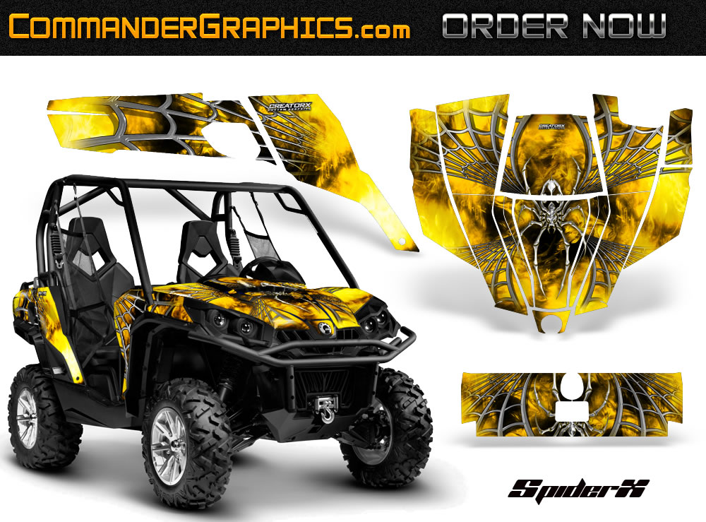 Can-Am Commander Graphic Kits - Commander Graphics - Commander Wraps
